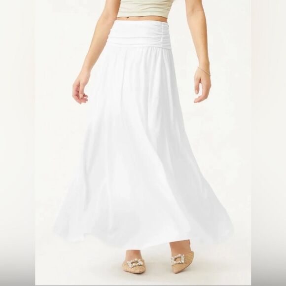 OGL | Skirts | Ogl Move Airy Skirt Of Rome White | Poshmark